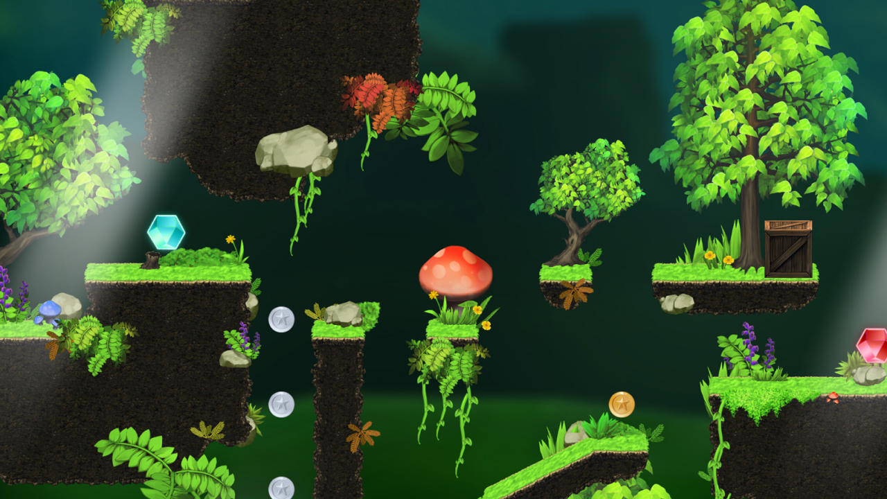 Magic Forest - Platformer Tileset - Game Tilemaps